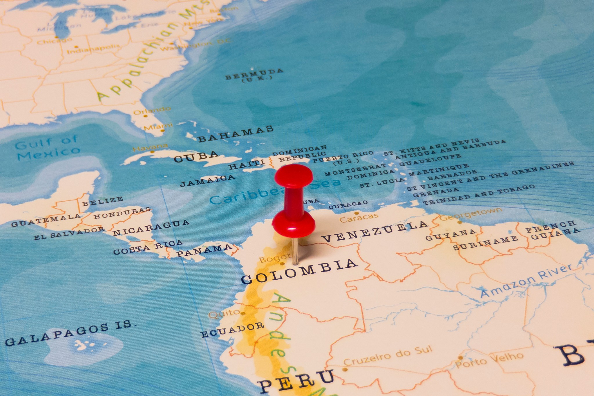 Kolumbija | Turistična agencija Trud